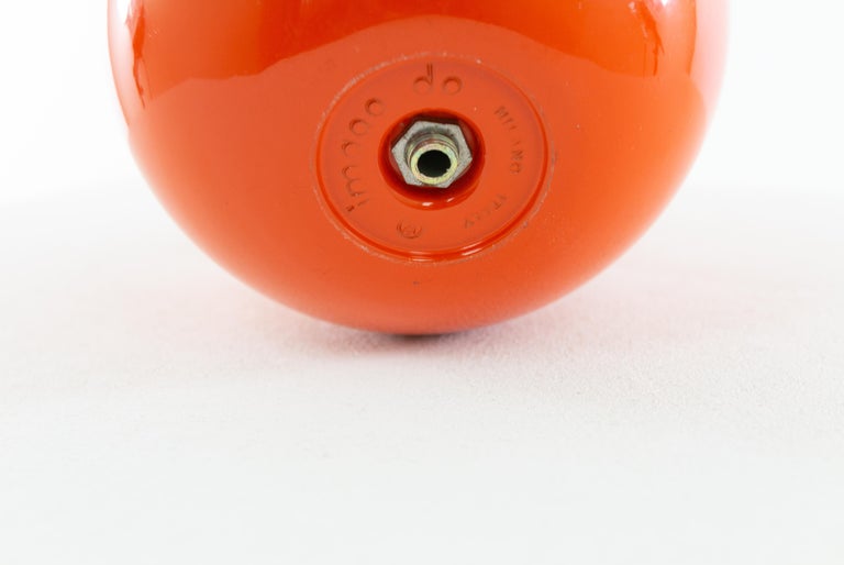 Orange Elmo Table Lamp by Str Imago DP, 1971 For Sale at 1stDibs | elmo ...
