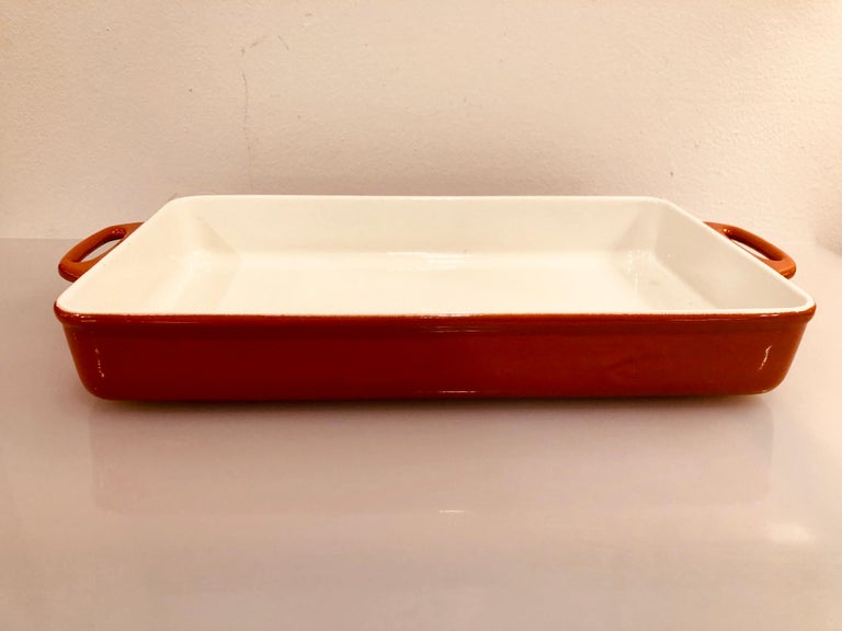 Orange Enameled Cookware Casserole by Copco Designed by Michael Lax For ...