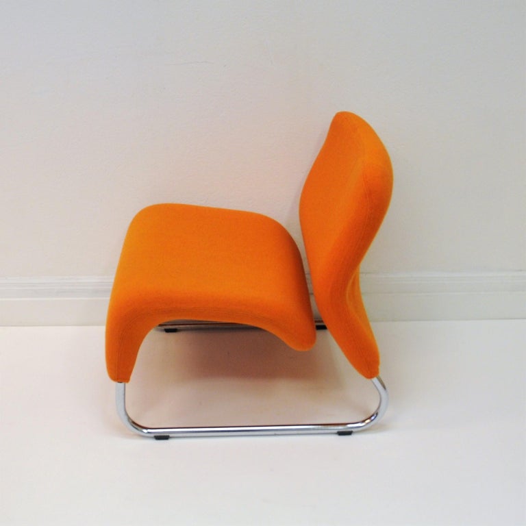 Orange Lounge Chair Ecco by Møre Design Team 1970, Norway at 1stDibs ...