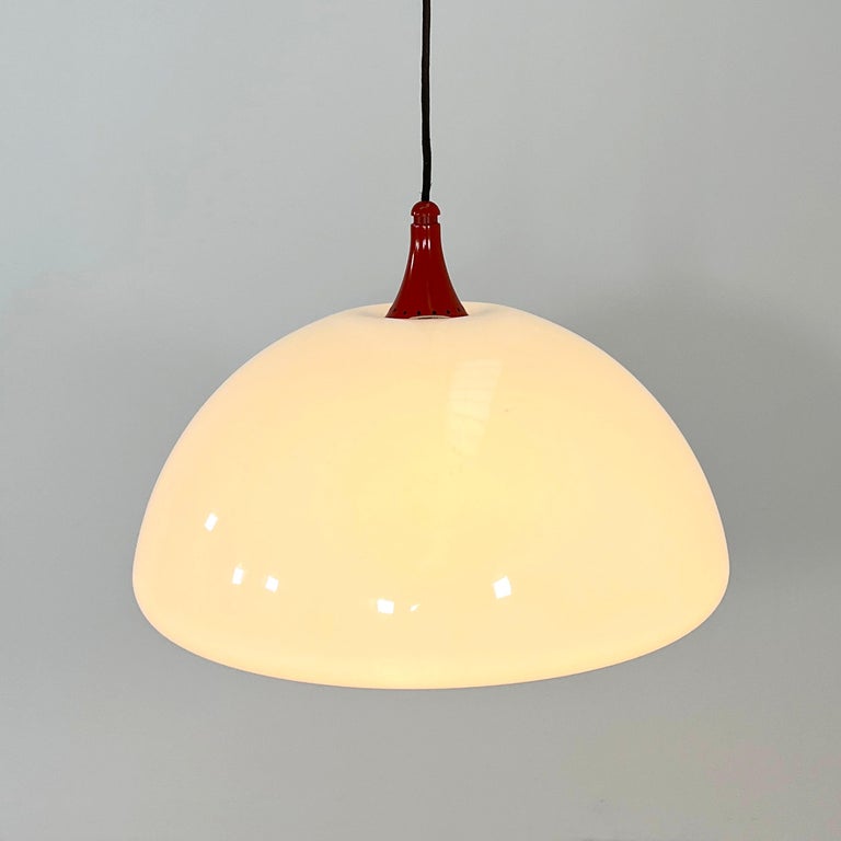 Orange Model 1800 Pendant Light by Elio Martinelli for Martinelli Luce ...