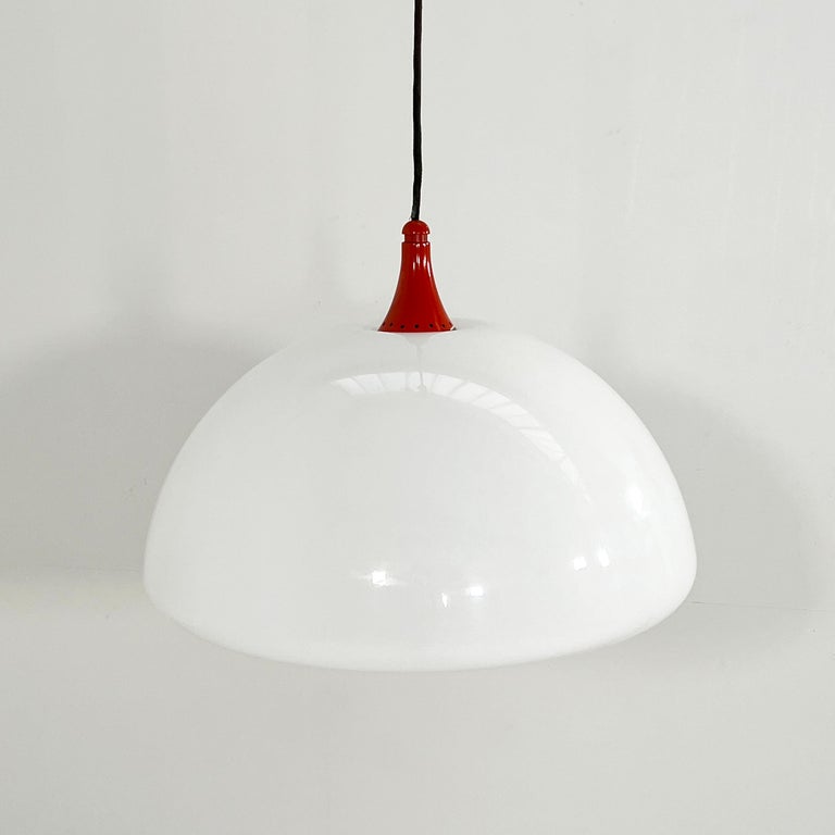 Orange Model 1800 Pendant Light by Elio Martinelli for Martinelli Luce ...