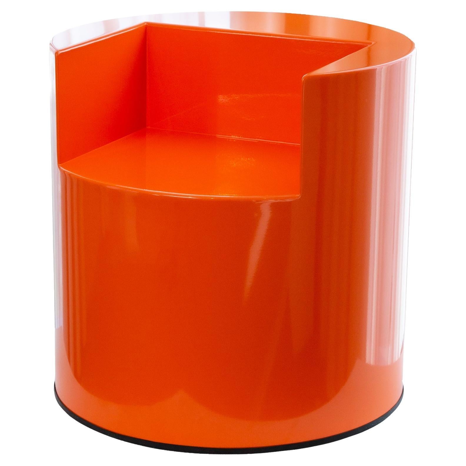 Orange Neo-Lounge Chair by Kouros Maghsoudi, Represented by Tuleste ...