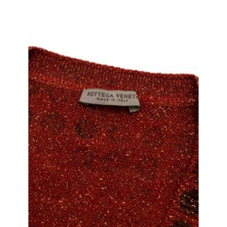 orange polka-dot lurex vest For Sale at 1stDibs