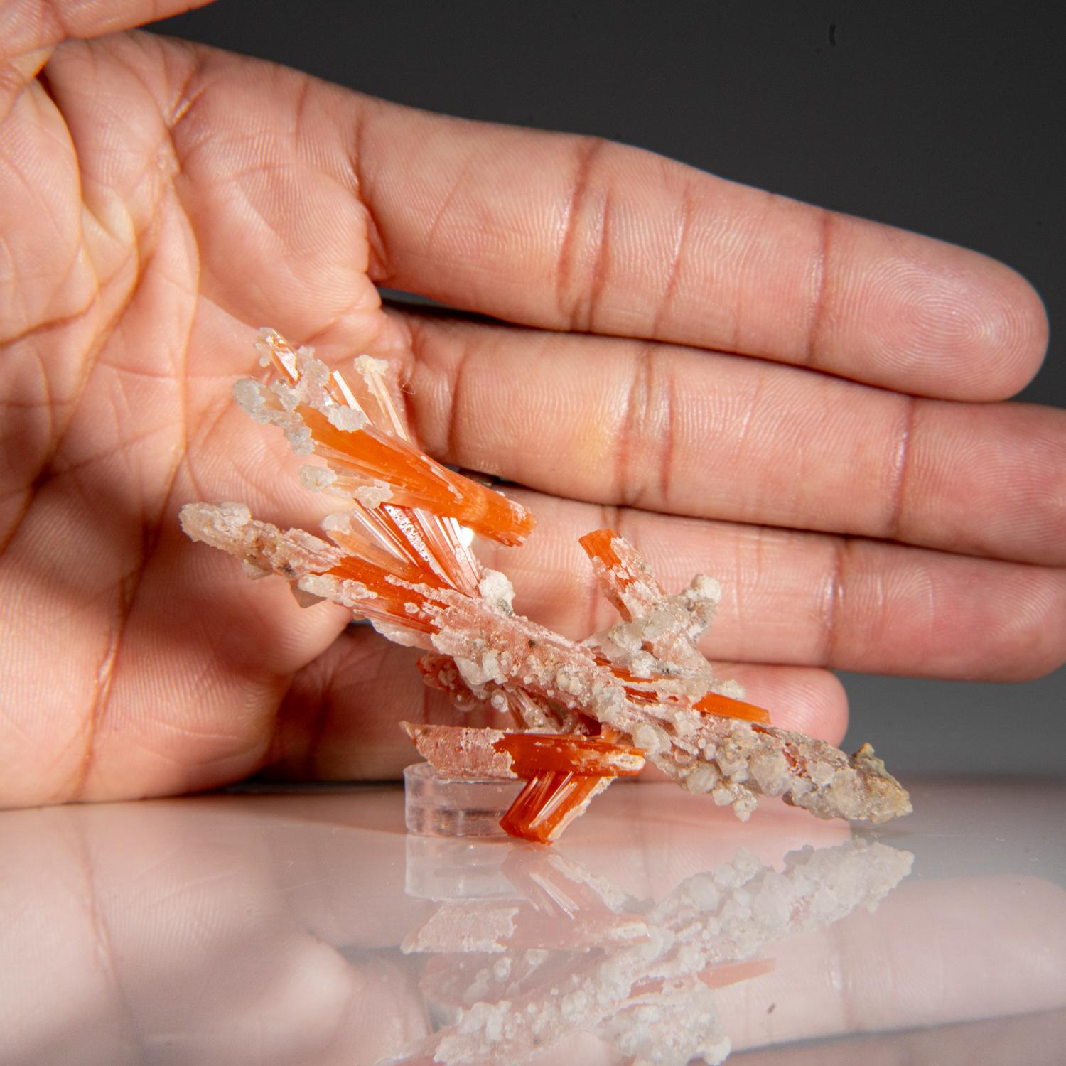 Orange Quartz from Second Sovietskiy Mine, Dalnegorsk, Primorskiy Kray ...