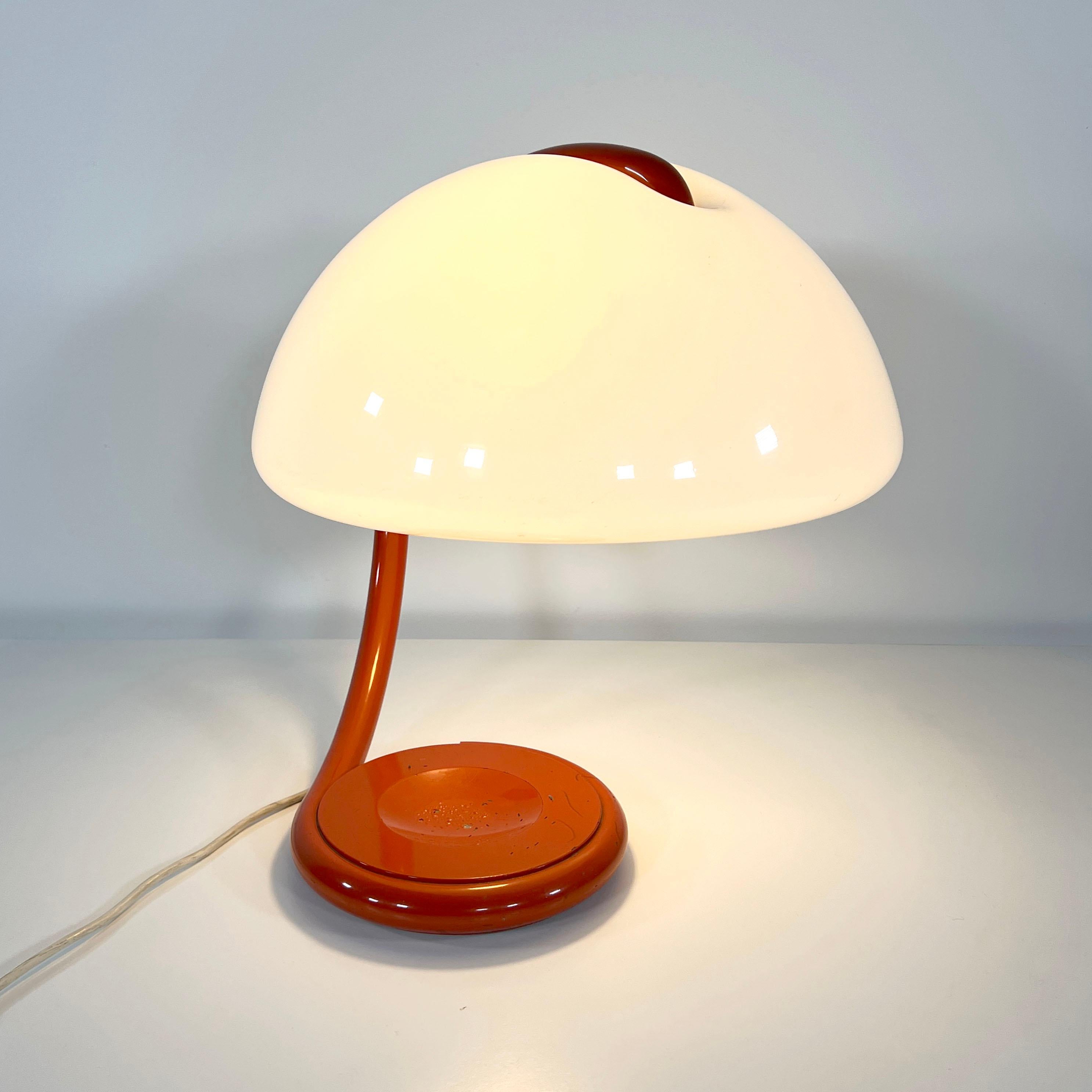 Orange Serpente Table Lamp by Elio Martinelli for Martinelli Luce ...