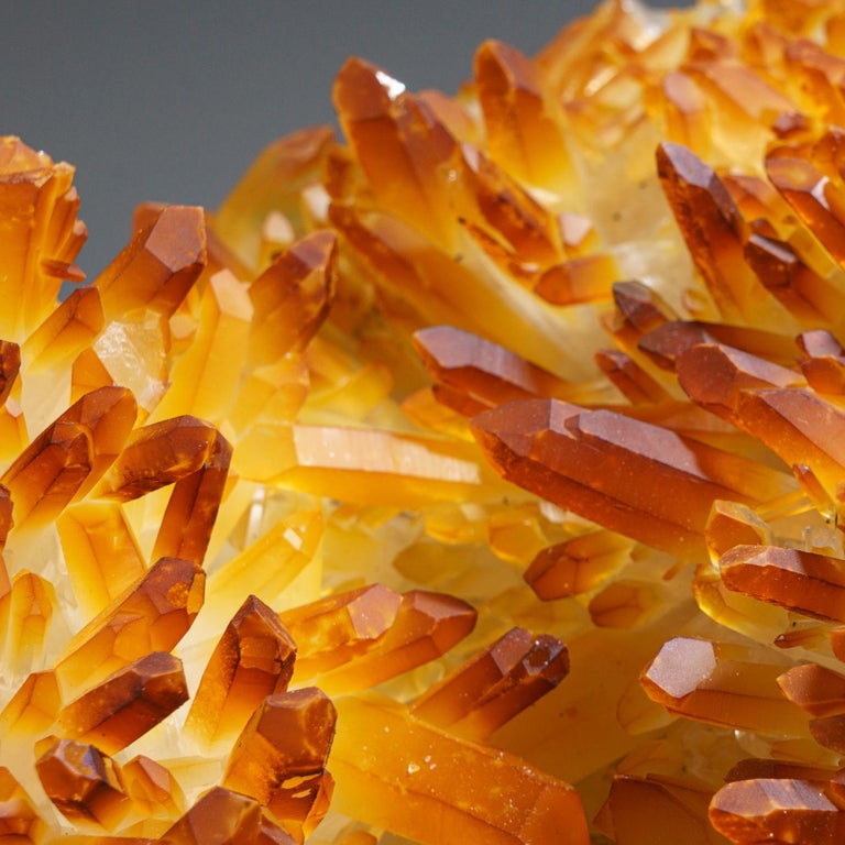 Orange Tangerine Quartz Crystal Cluster From Mongolia (27.2 lbs) For ...