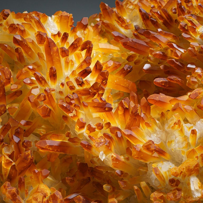 Orange Tangerine Quartz Crystal Cluster From Mongolia (27.2 lbs) For ...