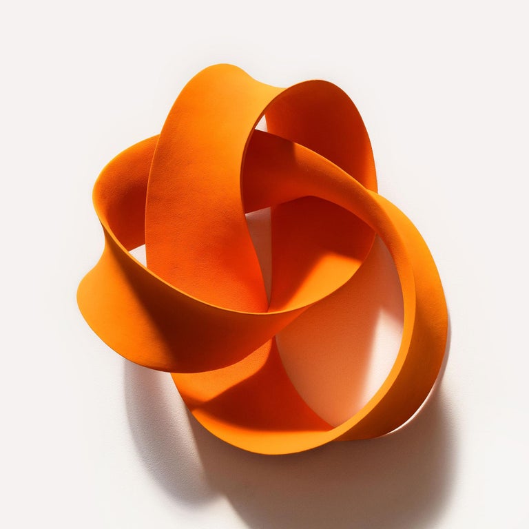 Orange Wall Mounted Ceramic Sculpture by Merete Rasmussen For Sale at ...