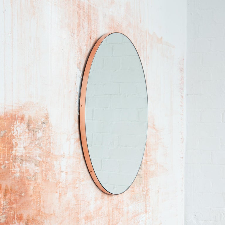 brushed copper mirrors