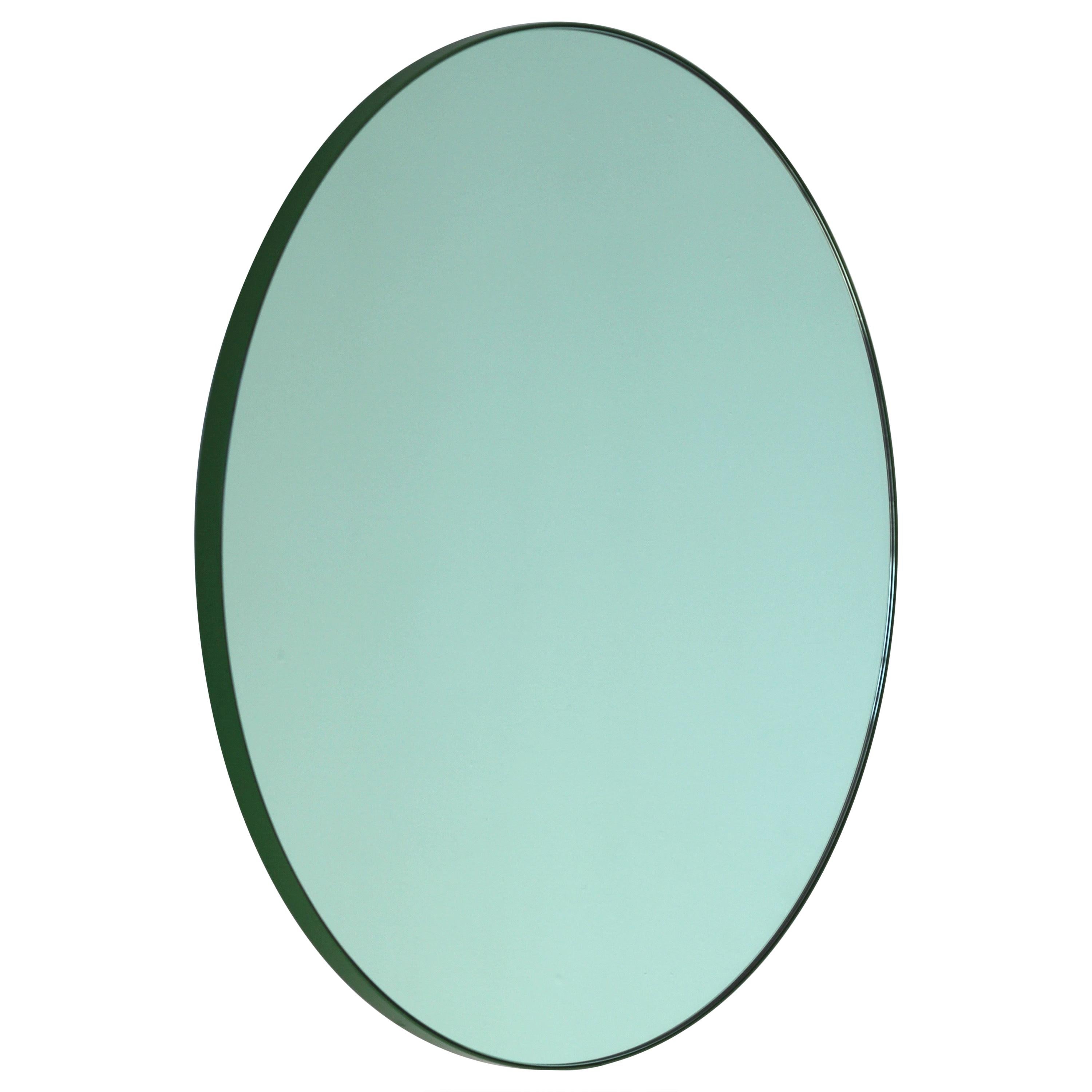 A Shimmering Venetian Mirror with Emerald Green Glass Frame at 1stDibs