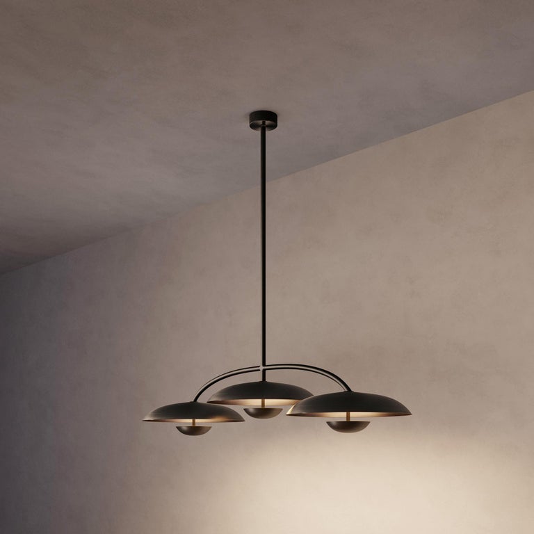Orbit Trio Regolith Ceiling Light by Atelier001 For Sale at 1stDibs