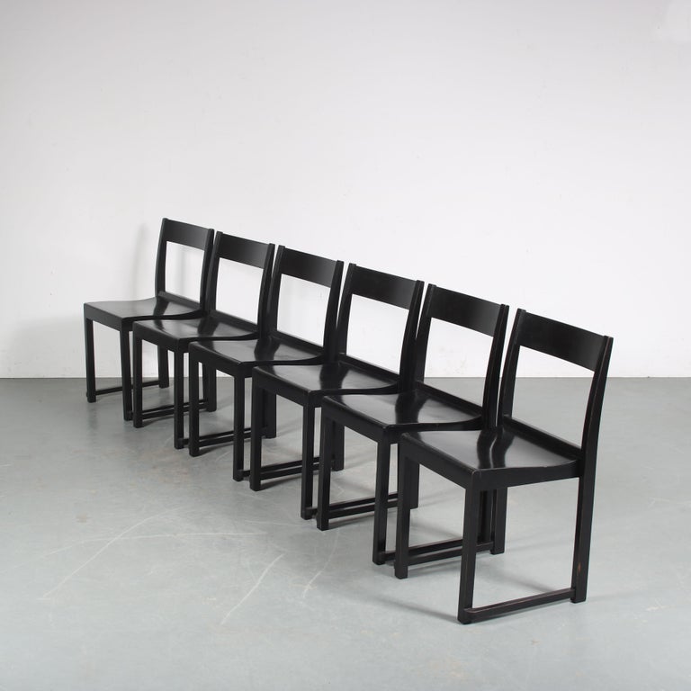 “Orchestra” Dining Chairs by Sven Markelius, Sweden, 1930 at 1stDibs