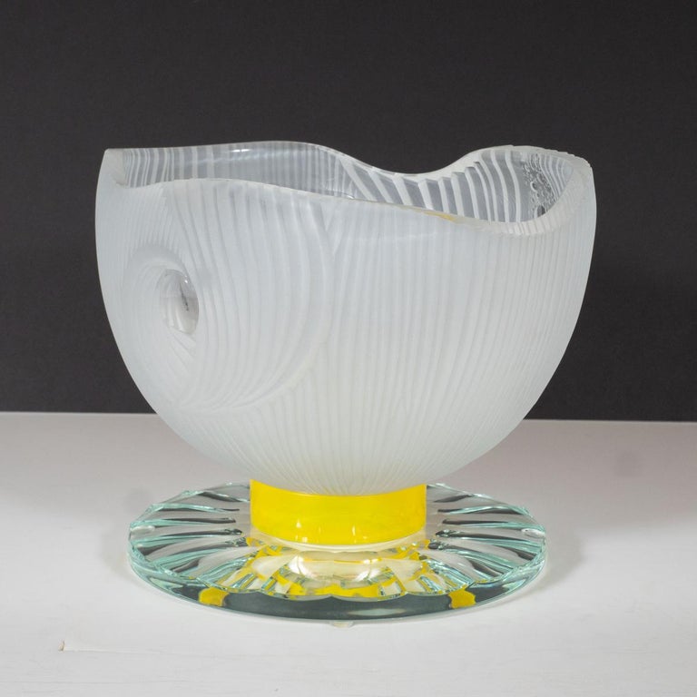 Organic Art Glass "Nemo" Sculpture by Jiri Jelinek For Sale at 1stDibs