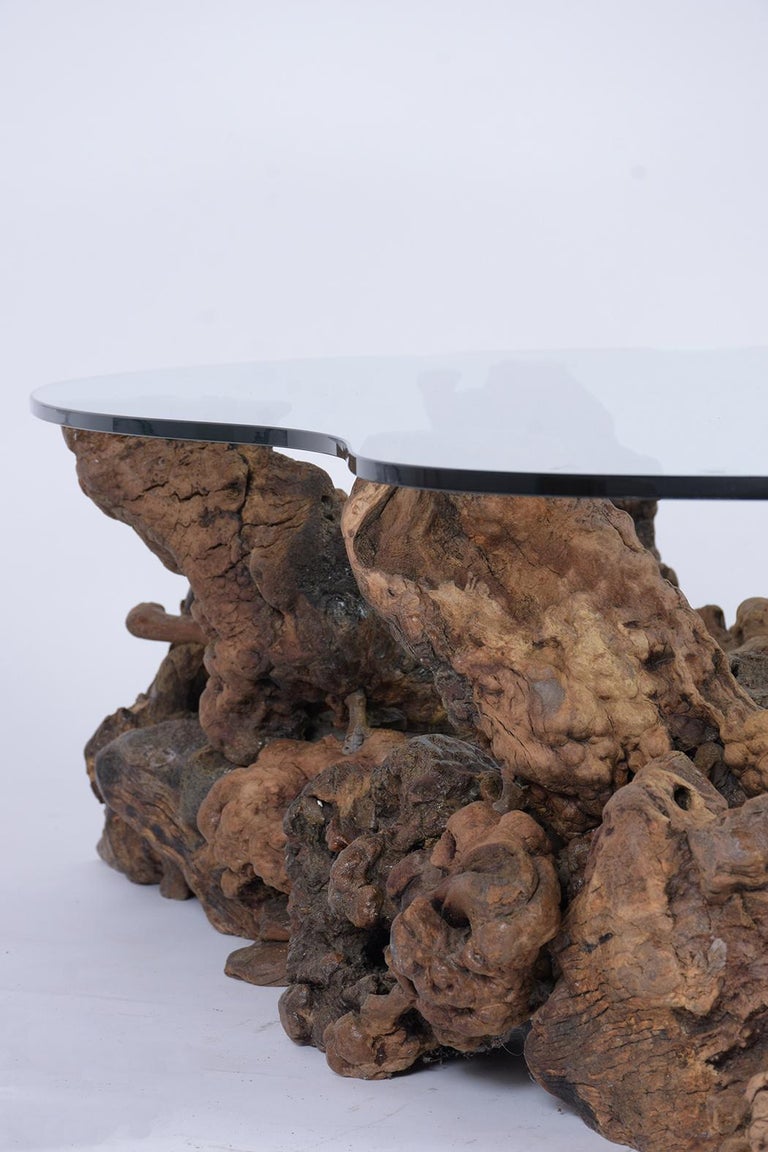 Organic Walnut Wood Coffee Table at 1stDibs | burl wood coffee table ...