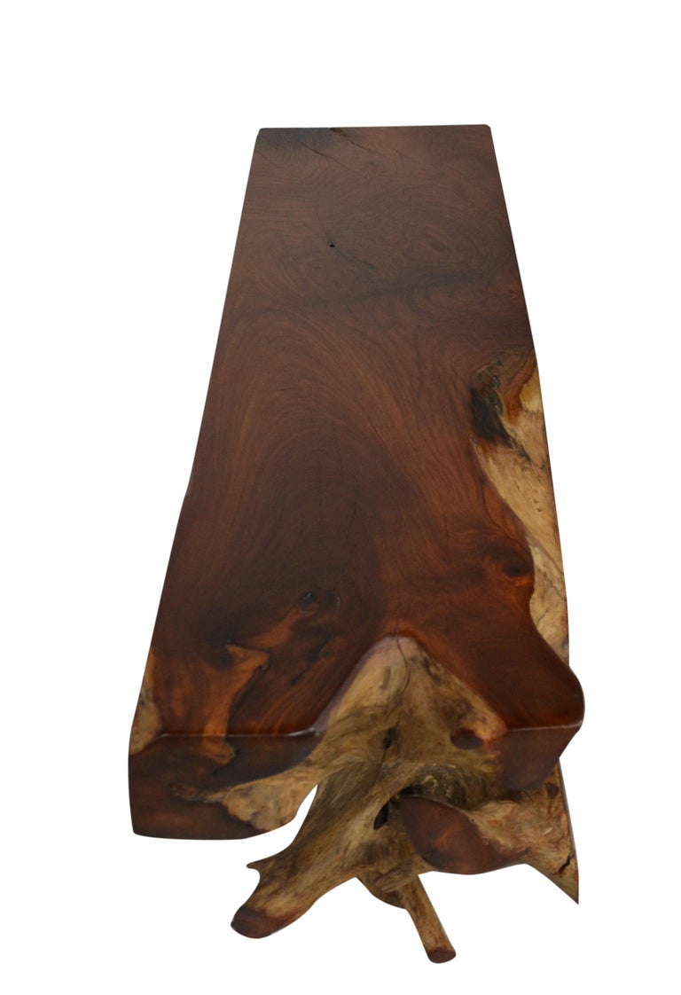 Organic Wood Bench at 1stDibs