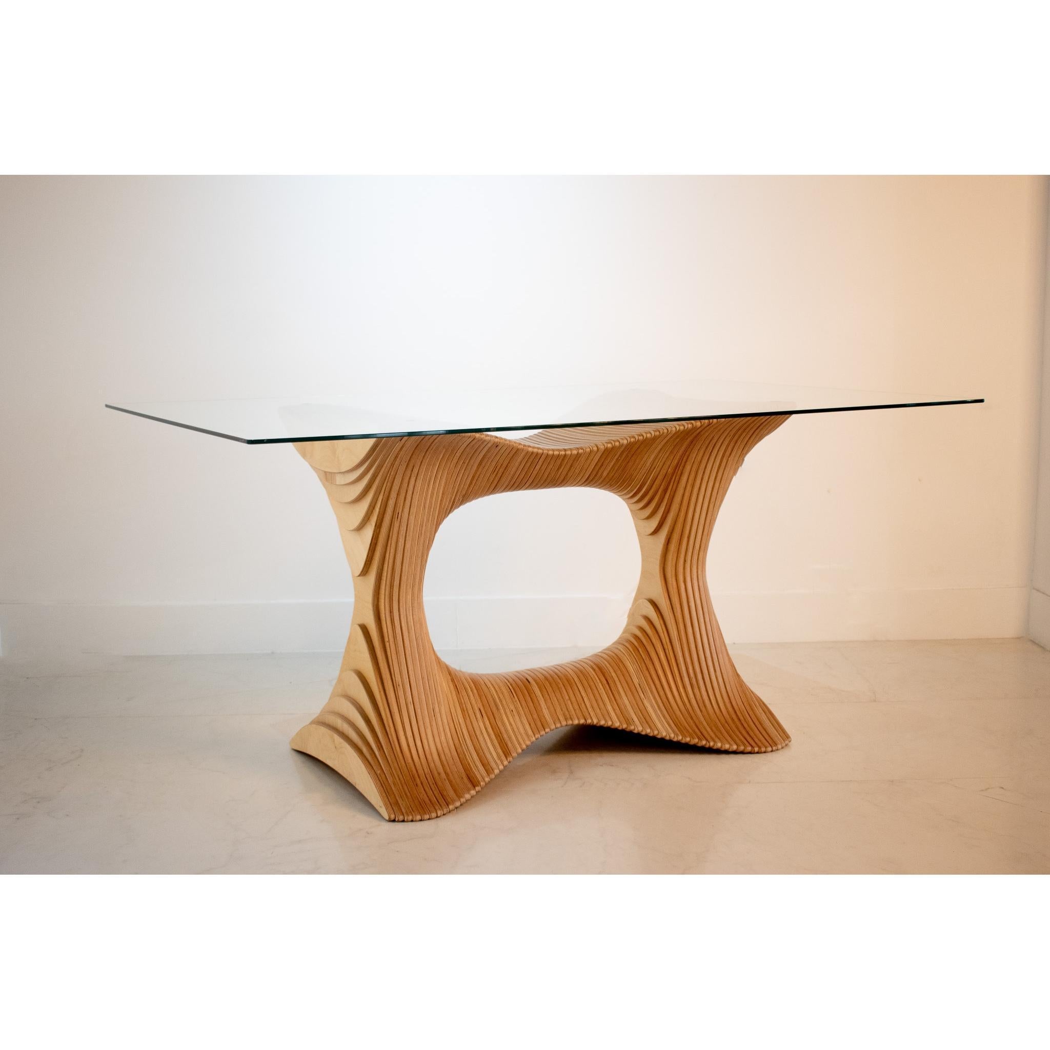 Organic Design dining table, handmade in the U.K by Antique Modern Mix ...