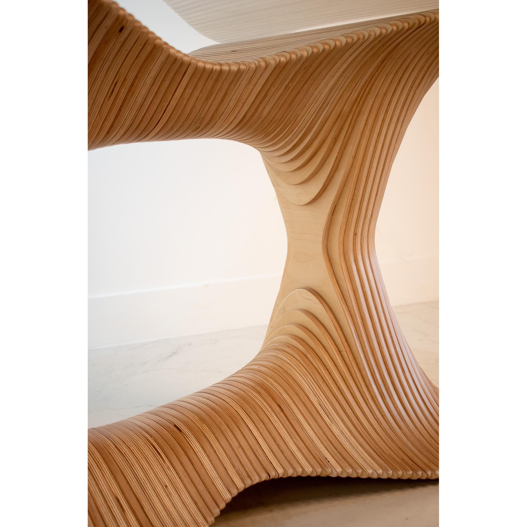 Organic Design dining table, handmade in the U.K by Antique Modern Mix ...