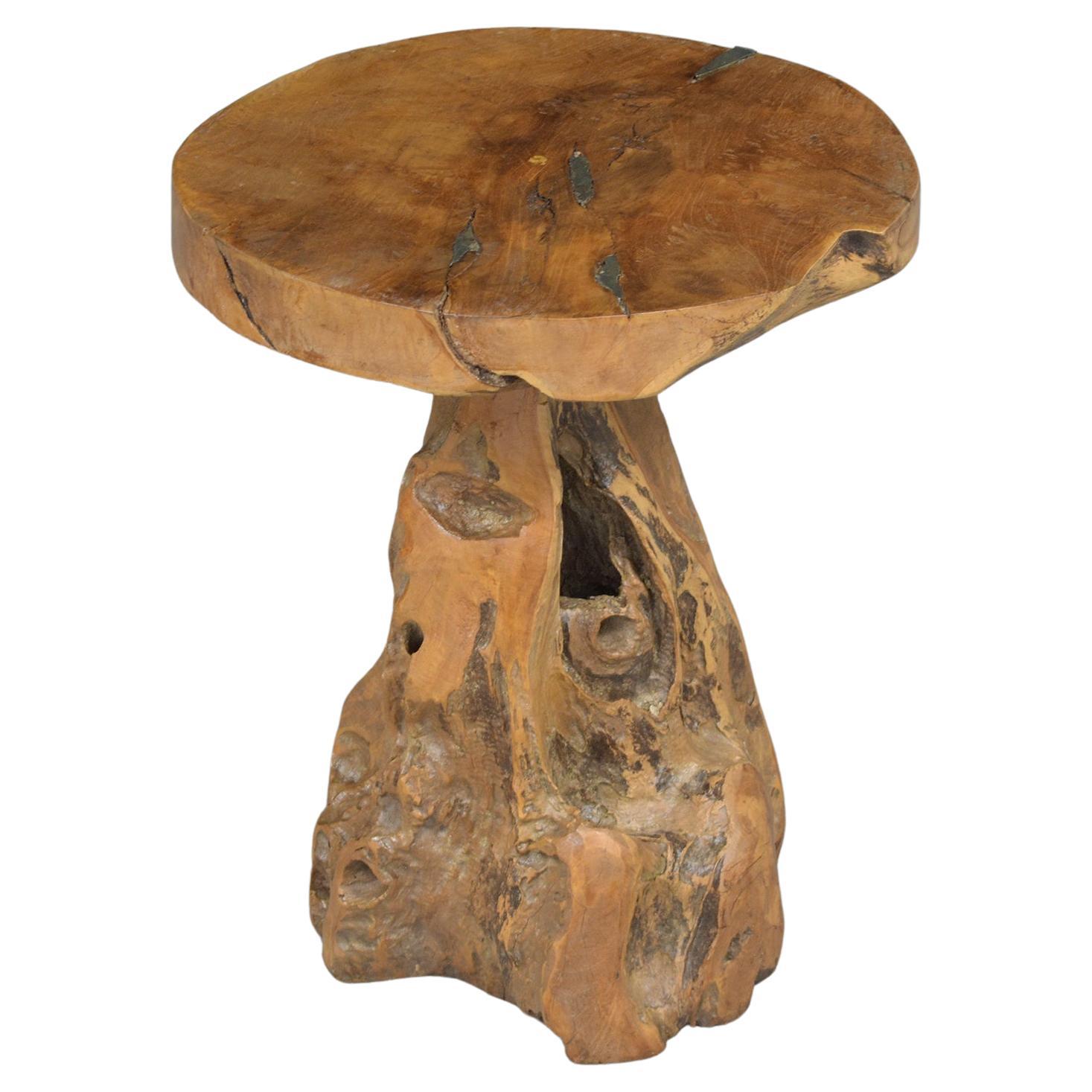 Organic Free Form Modern Root Side Table For Sale at 1stDibs