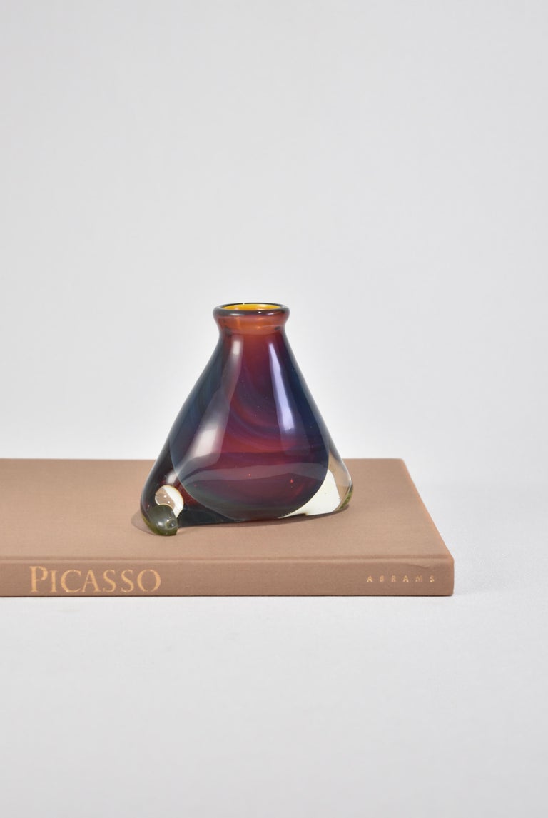 Organic Glass Vase For Sale at 1stDibs