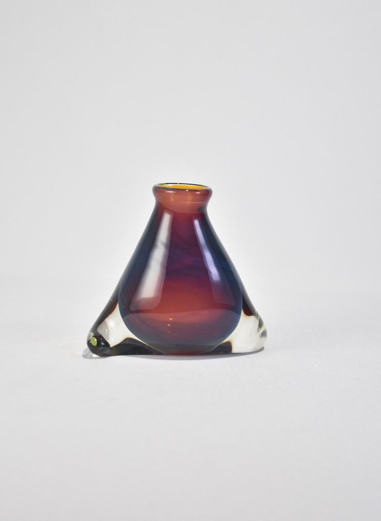 Organic Glass Vase For Sale at 1stDibs