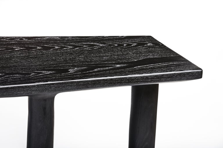 Organic Hand Carved Ebonized Ash Desk by Casey McCafferty For Sale at ...