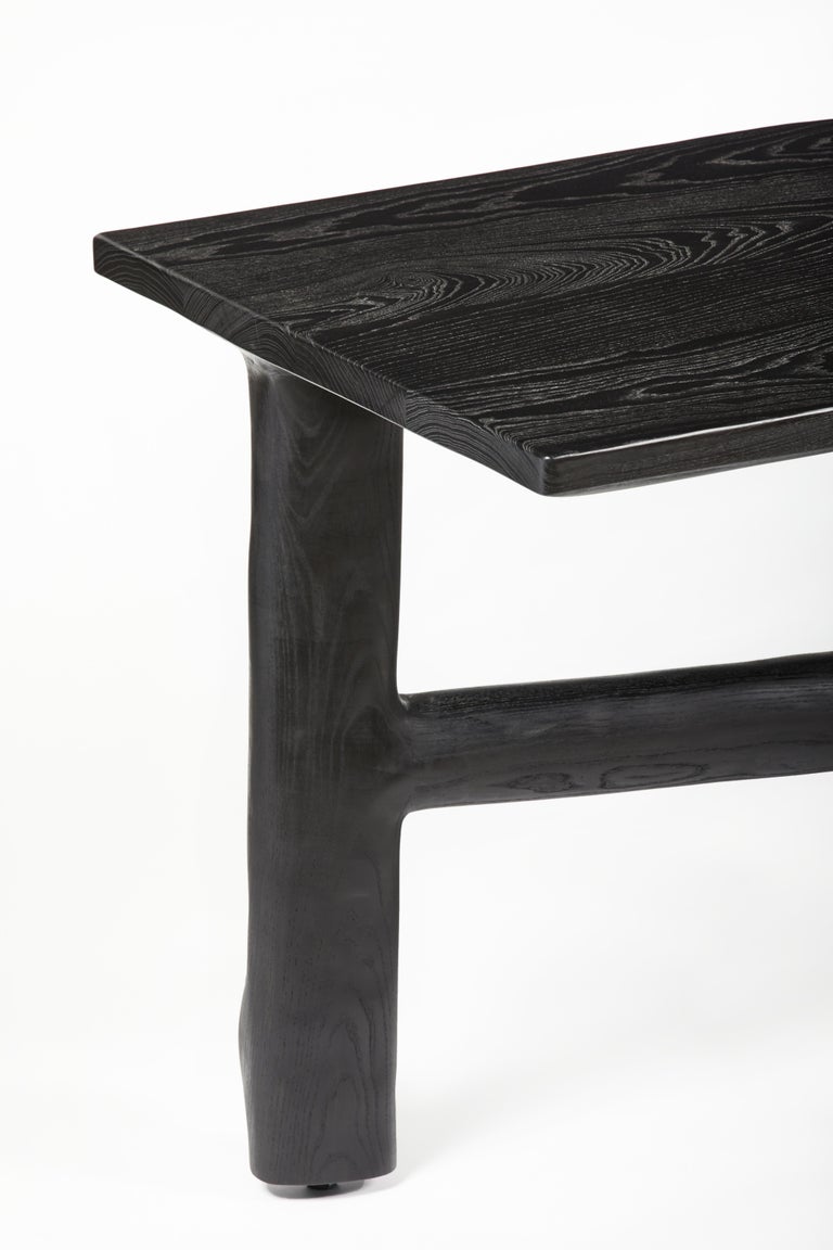 Organic Hand Carved Ebonized Ash Desk by Casey McCafferty For Sale at ...