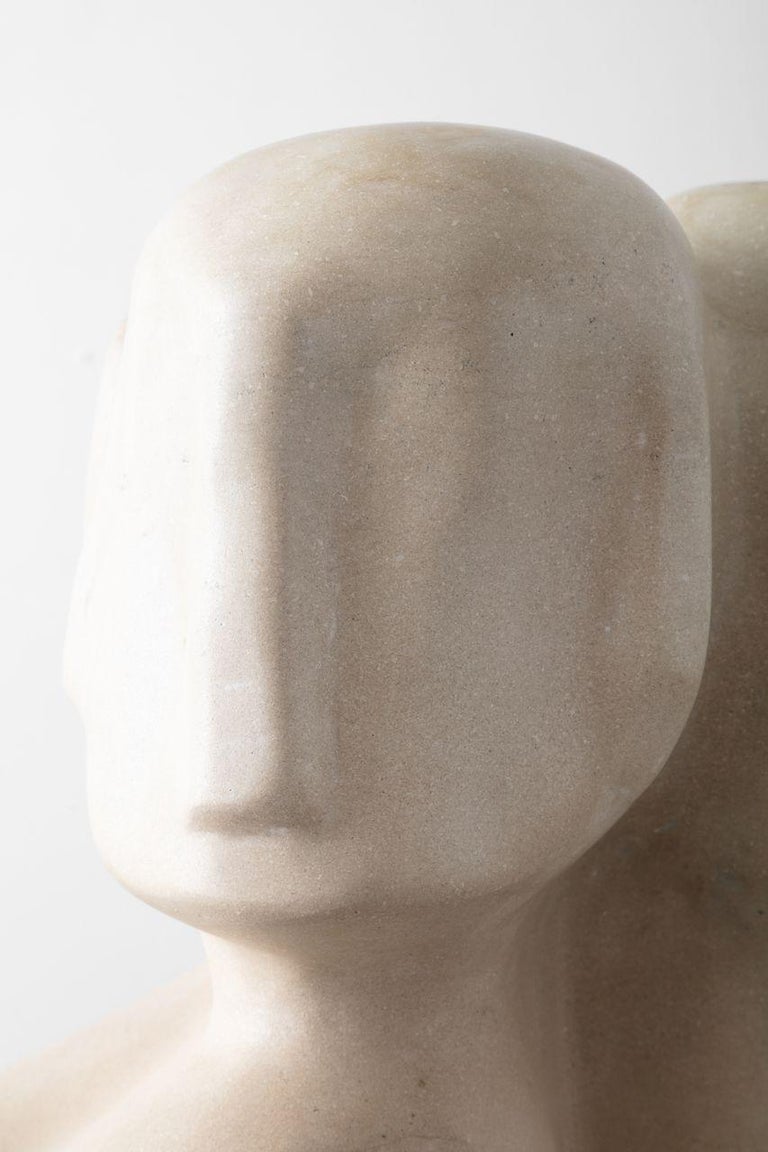 Organic Hand Carved Limestone Sculpture by Casey McCafferty For Sale at ...