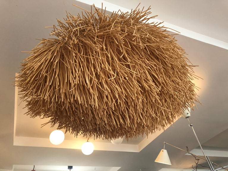 Organic Handwoven Pendant Light at 1stDibs