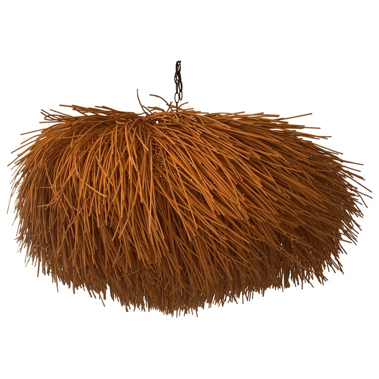 Organic Handwoven Pendant Light at 1stDibs