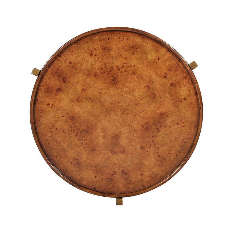 Organic Modern Burl Top Table For Sale at 1stDibs