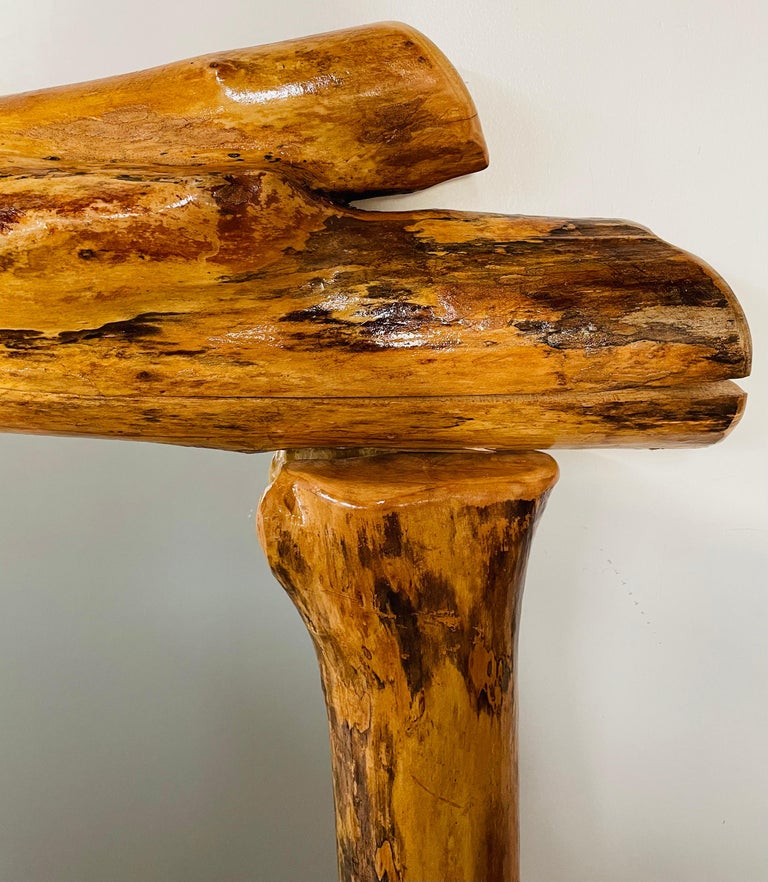 Organic Modern Design Maple Wood Framed Wall or Mantel Mirror For Sale ...