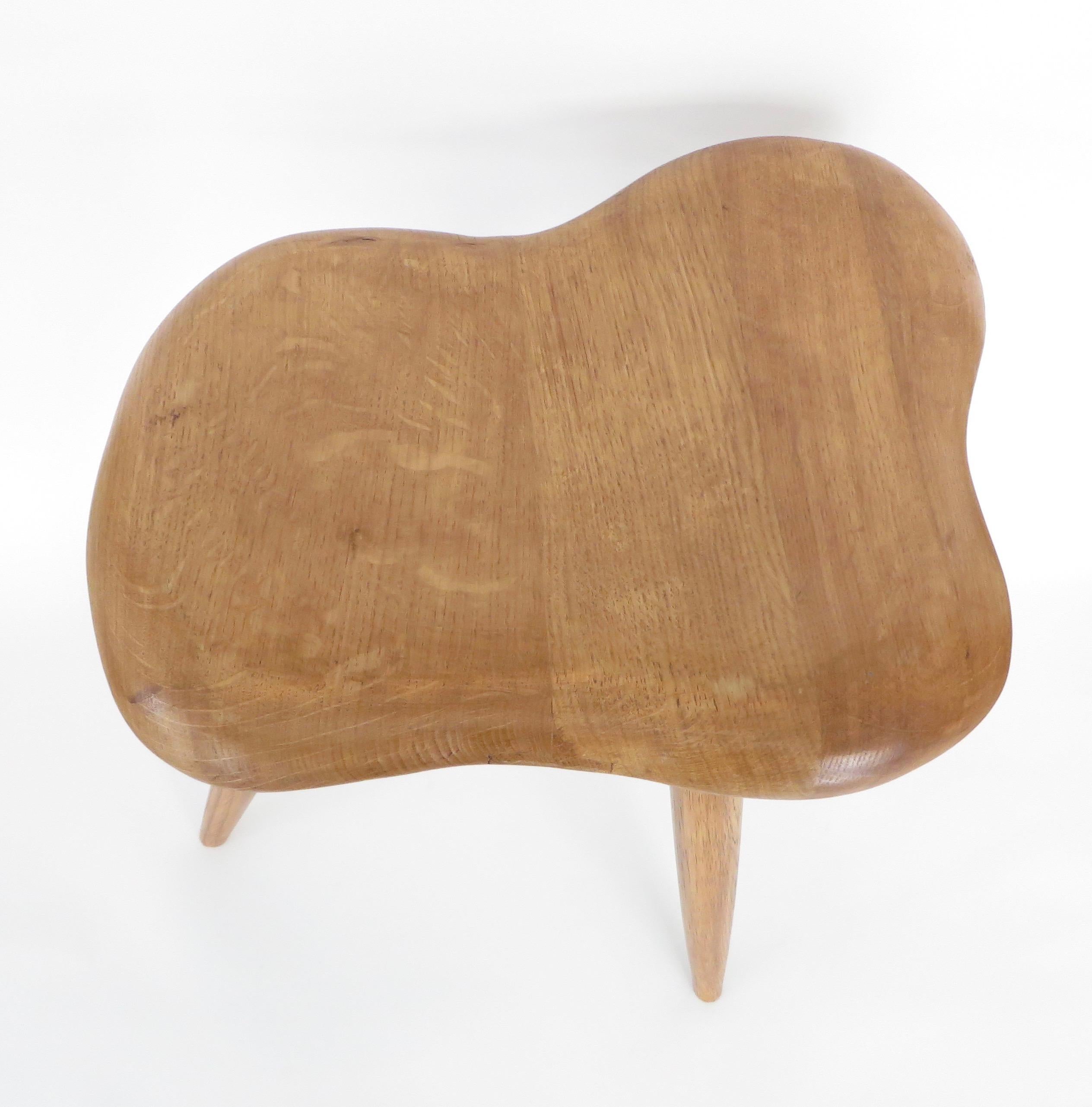 Organic Modern Freeform French Oak-Wood Stool at 1stDibs | modern wood ...