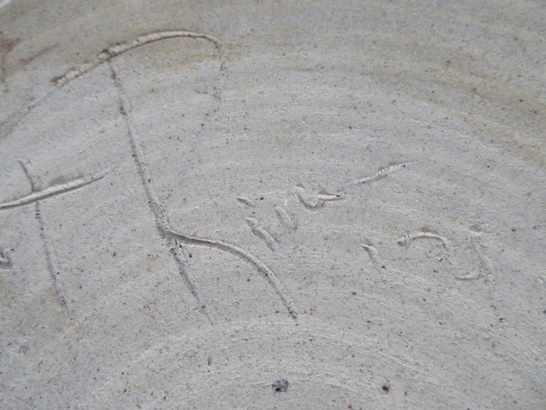 Organic Modern Lee McCarty Large Asian Inspired Pottery Charger ...