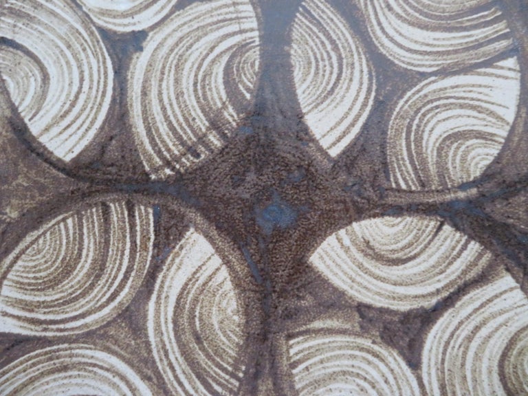 Organic Modern Lee McCarty Large Asian Inspired Pottery Charger ...