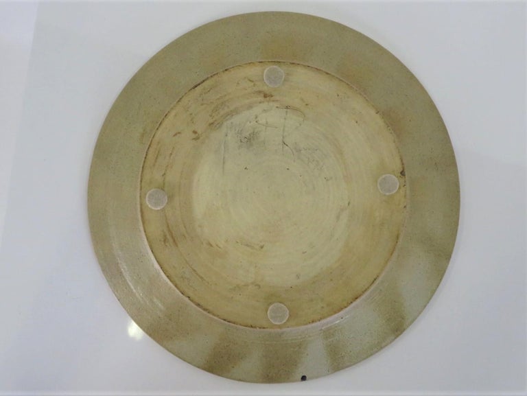 Organic Modern Lee McCarty Large Asian Inspired Pottery Charger ...