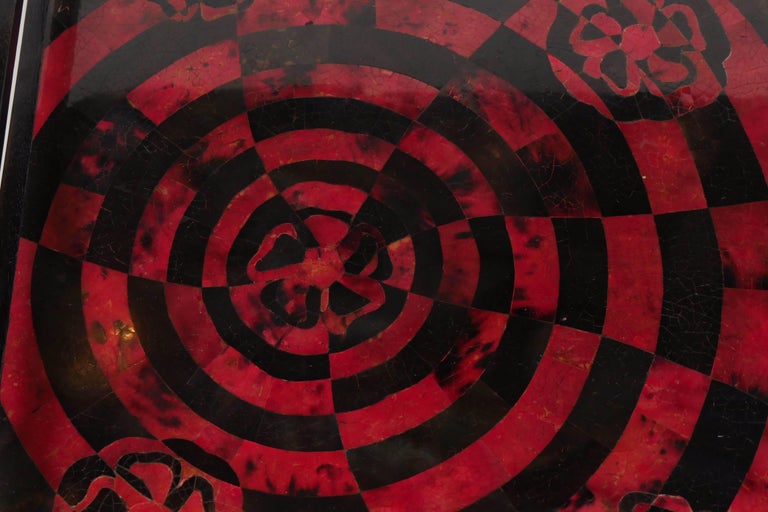 Organic Modern Mosaic Tray in Lacquered Pen Shell For Sale at 1stDibs