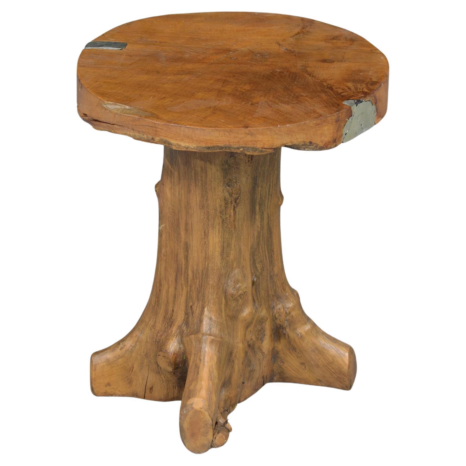 Organic Modern Natural Color Modern Root Side Table For Sale at 1stDibs