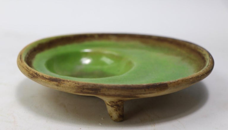 Organic Modern Studio Bowl Signed and Dated at 1stDibs