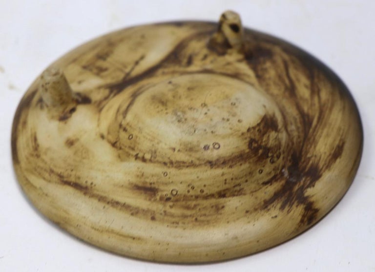 Organic Modern Studio Bowl Signed and Dated at 1stDibs