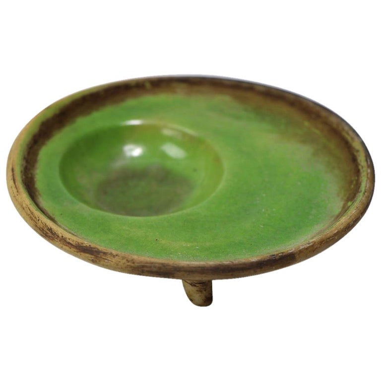 Organic Modern Studio Bowl Signed and Dated at 1stDibs