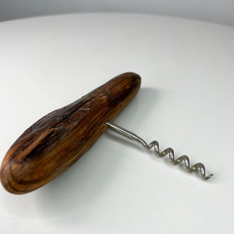 Organic Modern Vintage Corkscrew Bottle Opener Wood Cork Puller For ...