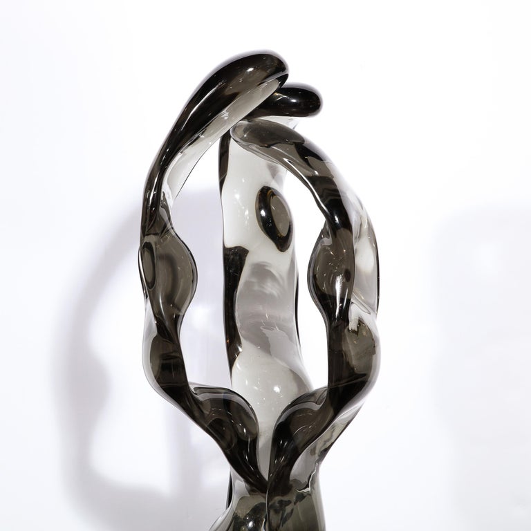 Organic Modernist Sculpture in Hand-Blown Murano Glass by Lucio Seguso ...
