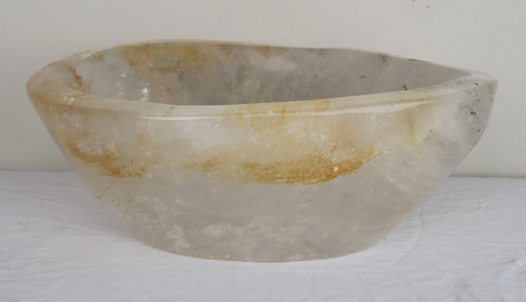 Organic Rock Crystal Bowl at 1stDibs
