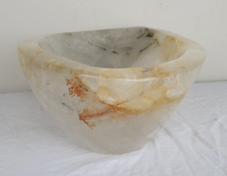 Organic Rock Crystal Bowl at 1stDibs