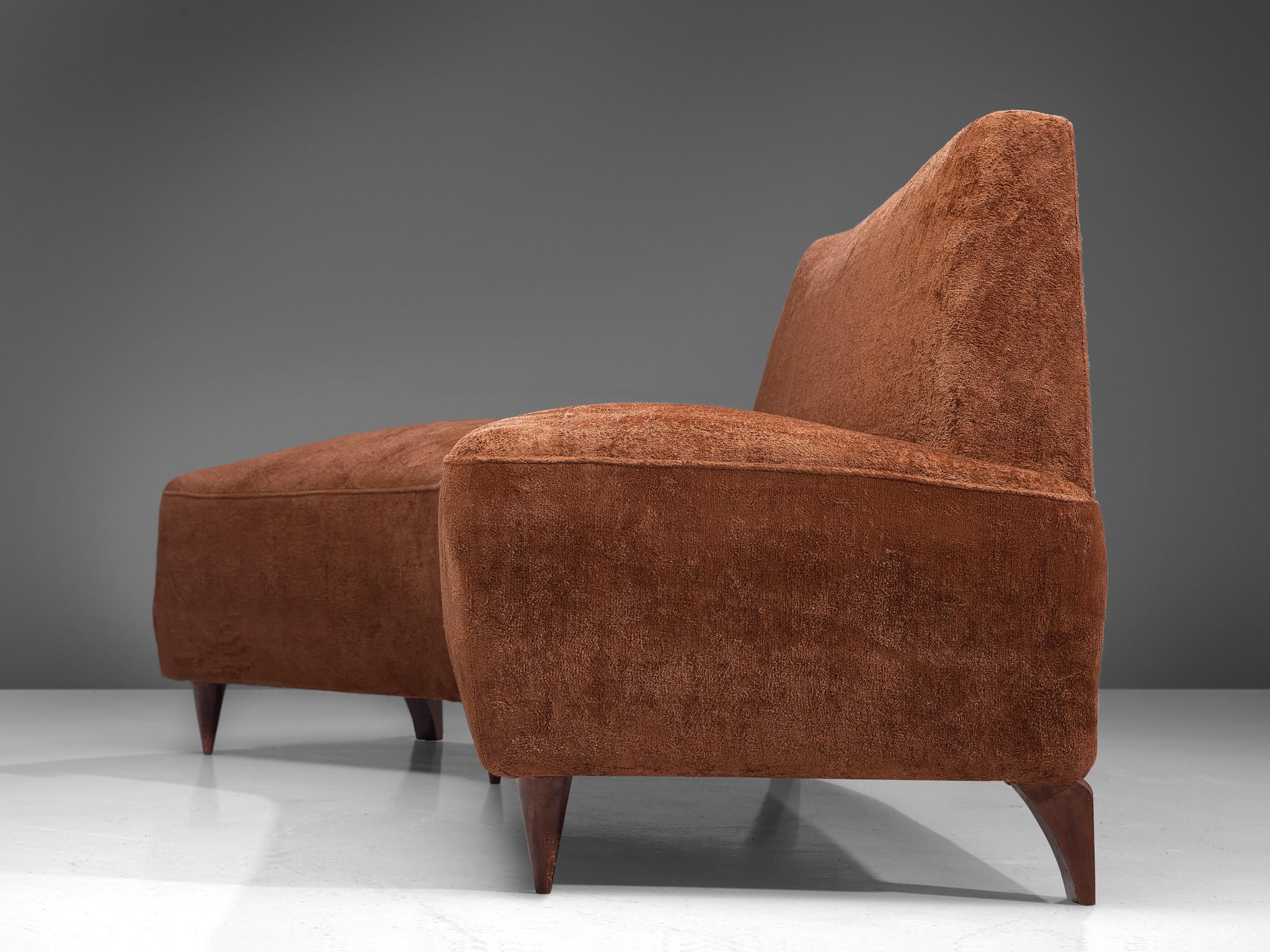 Organic Shaped Sofa in the Style of Taichiro Nakay For Sale at 1stDibs