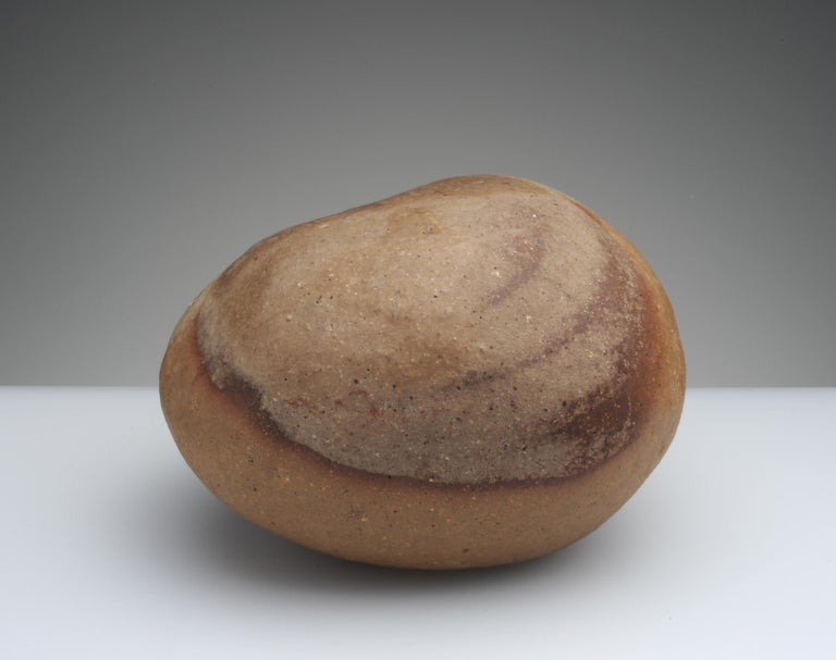 Organic Studio Art Pottery Ceramic by June Kapos with Interior "Rattle ...