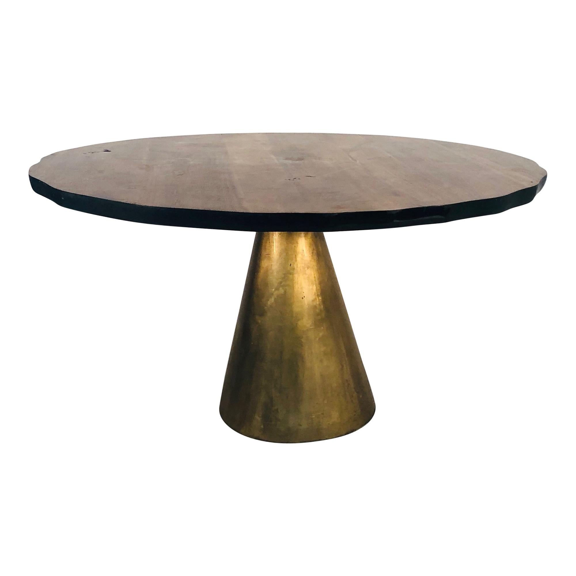 Organic Form Teak Root Base at 1stDibs