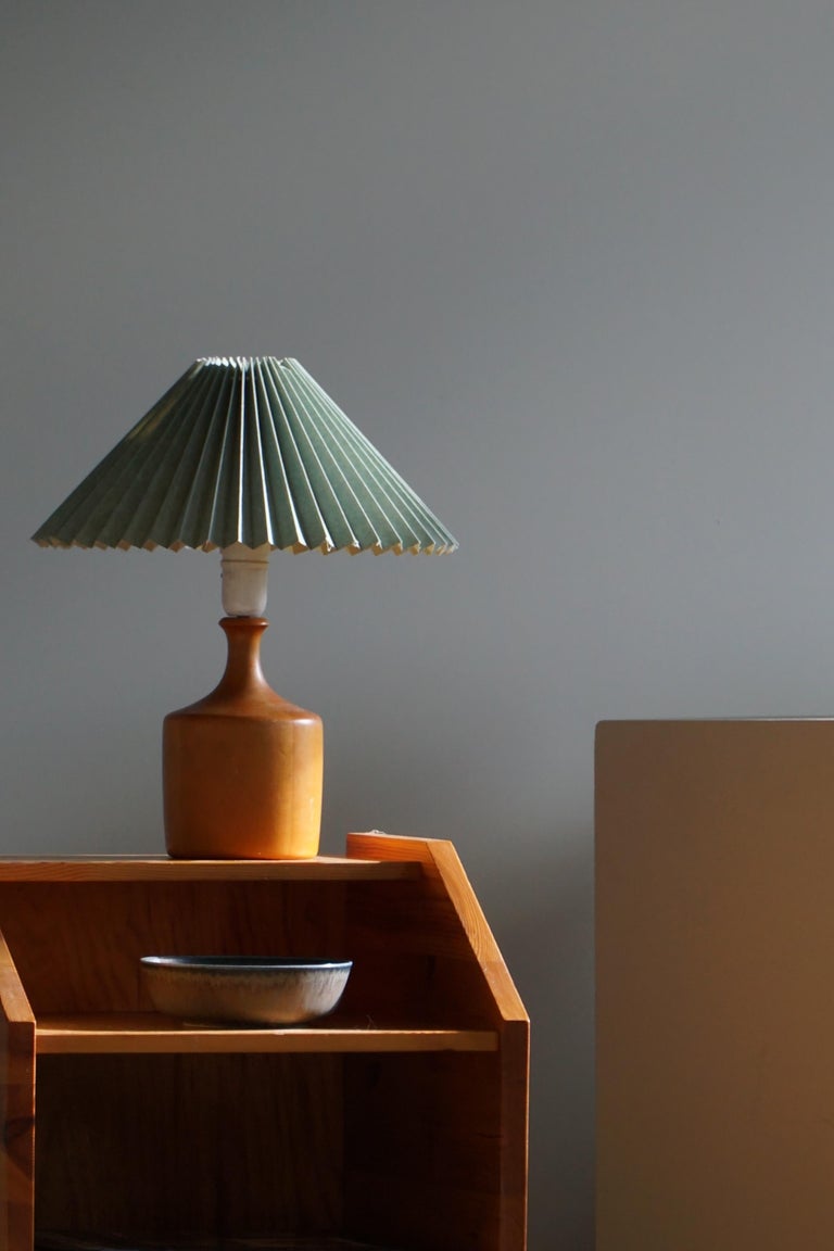 Organic Wooden Table Lamp, Scandinavian Modern, Made in 1960s For Sale ...