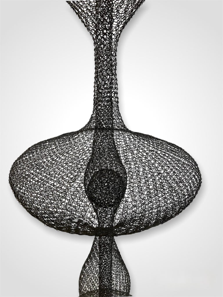 Organic Woven Mesh Wire Sculpture by Ulrikk Dufosse For Sale at 1stDibs