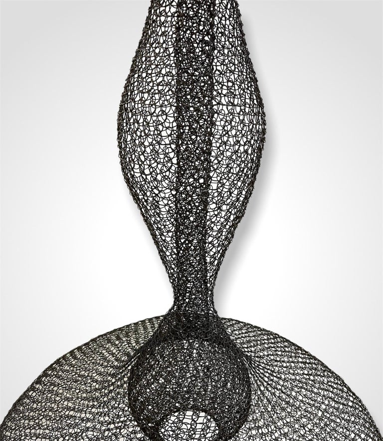 Organic Woven Mesh Wire Sculpture by Ulrikk Dufosse For Sale at 1stDibs